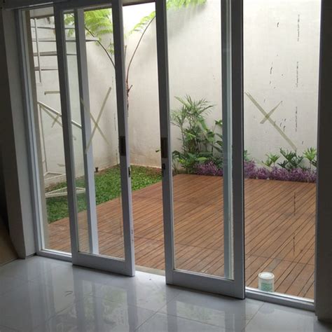 Jual Kusen Pintu Geser Alumunium Kaca Putih Kota Bandung Aflikator Alumunium Kaca Bandung