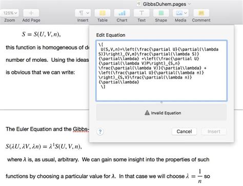 Latex And Mathml Equations Come To Iwork As Well As Ibooks Author