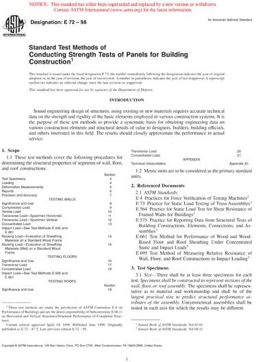 Astm E72 98 Standard Test Methods Of Conducting Strength Tests Of