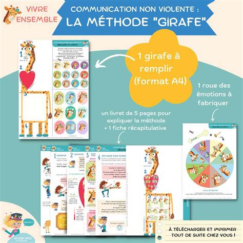 Livret Bien Communiquer Avec La Méthode Girafe Alexandra Michel