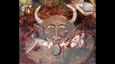 ანტიქრისტეს პორტრეტის ფრესკა პომპოზას ბენედექტელთა მონასტრიდან 1350წ Youtube