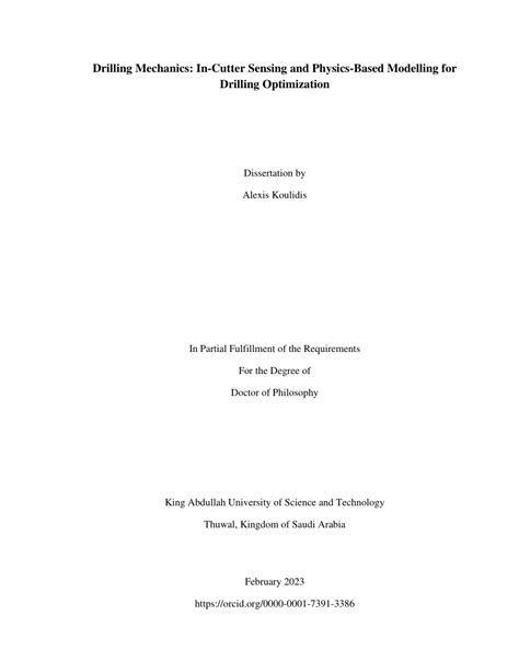Pdf Phd Dissertation Alexis Koulidis