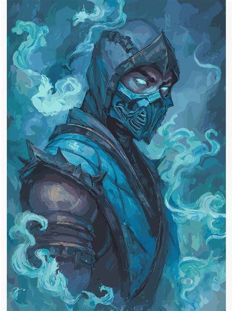 Lin Kuei Sub Zero Mortal Kombat Sticker For Sale By Bapupa Redbubble
