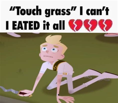 Touch Grass I Cant I Eated It All 💔💔💔 Camping Memes Book Jokes Silly Photos