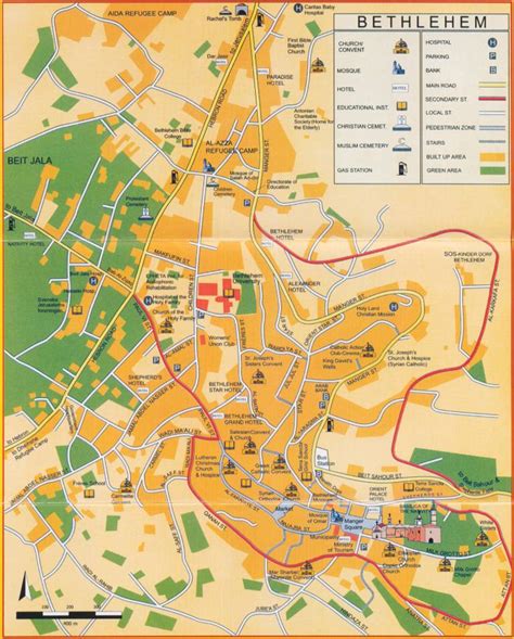 Map Of Bethlehem Israel