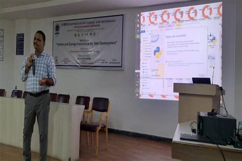 Seminar On Python And Django Framework For Web Development Lords Institute Of Engineering And