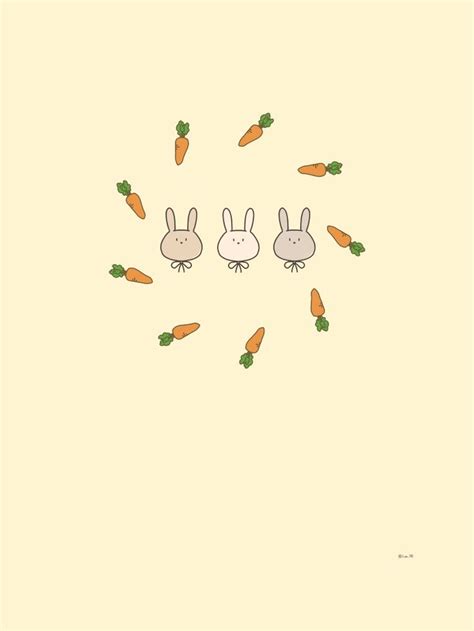 토끼 아이패드 배경화면 토끼 로고 캐릭터 일러스트 일러스트레이션
