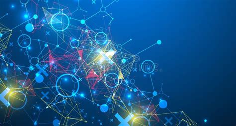 Abstract Geometric Vector Background Technology Or Science Concept