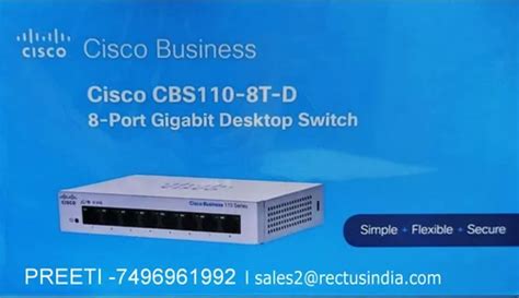 Cisco Cbs110 8t D Unmanaged Switch At Rs 7000 Nehru Place New Delhi
