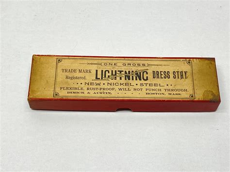 Dimick And Austin Lightning Dress Stays Original Box 16… Gem