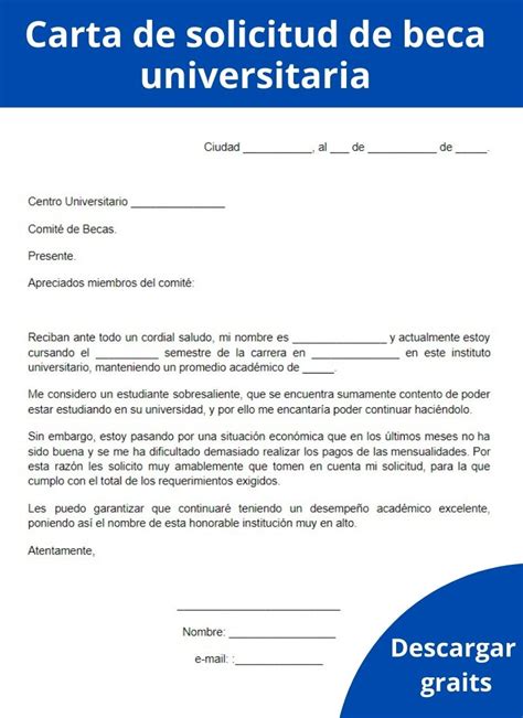 Carta Para Solicitud De Beca Ejemplos Y Formatos Word Pdf Sexiezpicz