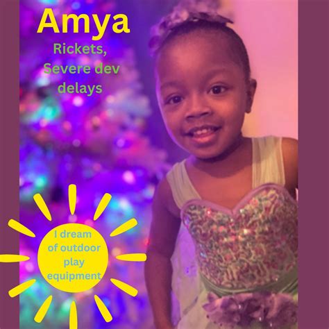 Amya Likes To Run And Play But This Can Be Dangerous With Her Fragile… Sunshine Foundation