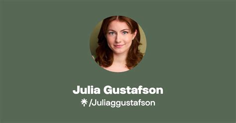 Julia Gustafson Instagram Tiktok Linktree