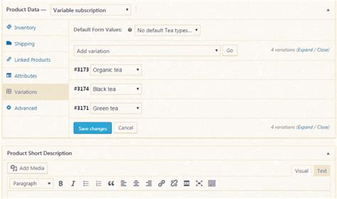 How To Add Variable Products With Woocommerce Subscriptions Templatic