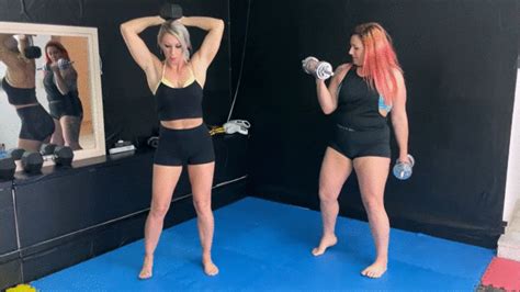 Kat Max Vs Viper In Test Of Strength Challenge Wrestling Store Clips4sale