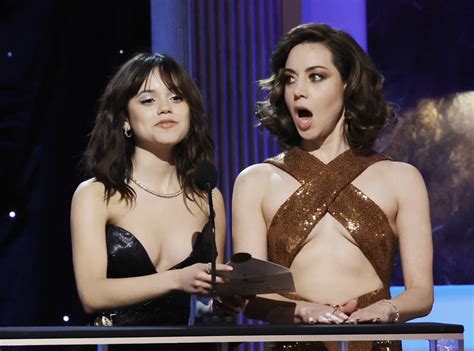Watch Jenna Ortega And Aubrey Plaza Present At Sag Awards Ps Entertainment