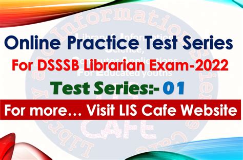 Online Practice Test Series For DSSSB Librarian Exam SET 1