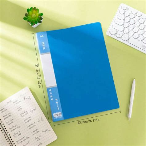 A4 File Folder With Powerful Double Clips Office Babe Supplies Multiple Layers For Sorting