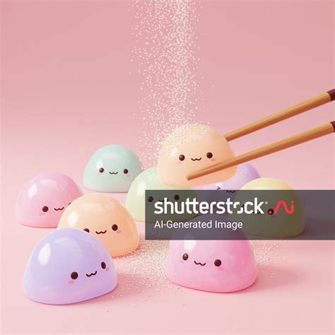 Kawaii Squishy Blob Characters Shaped Like Ai Generated Image 2591728373 Shutterstock