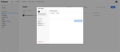 Disable Users Retool Docs