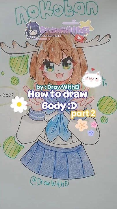 How To Draw Anime Body Cara Gambar Tubuh Anime🌷 Art Drawing