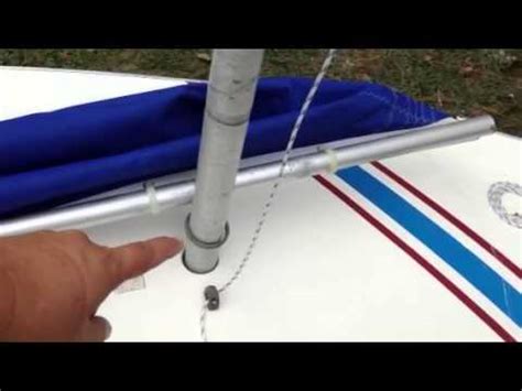 Sunfish Rigging Part 1 Of 2 Youtube