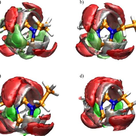 Spatial Distribution Functions Of The Oxygen Atoms Gray O 1 2 3