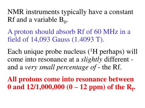PPT Proton NMR Spectroscopy PowerPoint Presentation Free Download ID