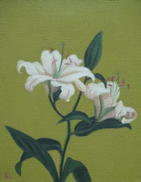 林麗玲 린리링 百合花 非池中藝術網
