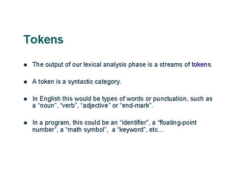 Lexical Analysis 1 Source Language Lexical Analyzer Syntax
