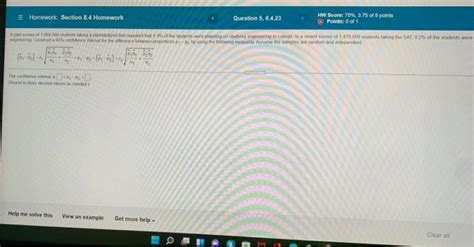 Solved Homework Section 8 4 Homework Question 5 8 4 23 Hw