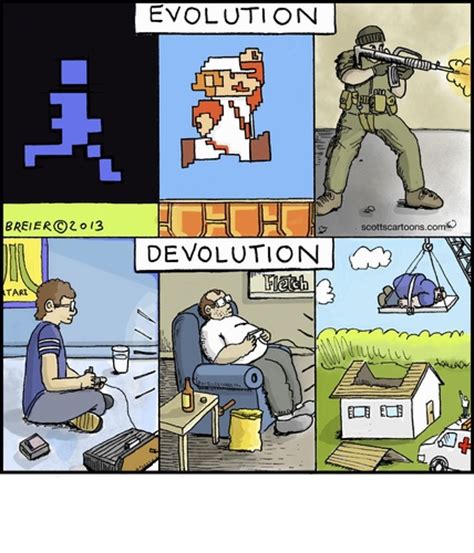 Devolution By Noodles Media And Culture Cartoon Toonpool