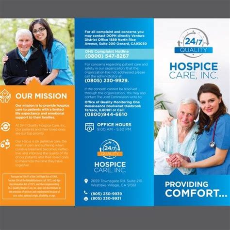 Hospice And Palliative Care Brochure Contest Designbrochurewinning