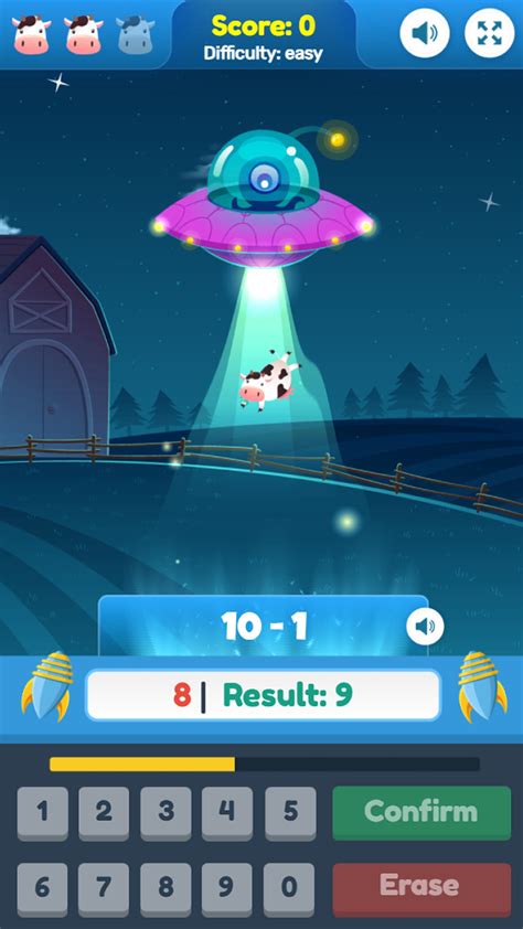 Aliens Vs Math Html5 Game Construct 3 Game Templates