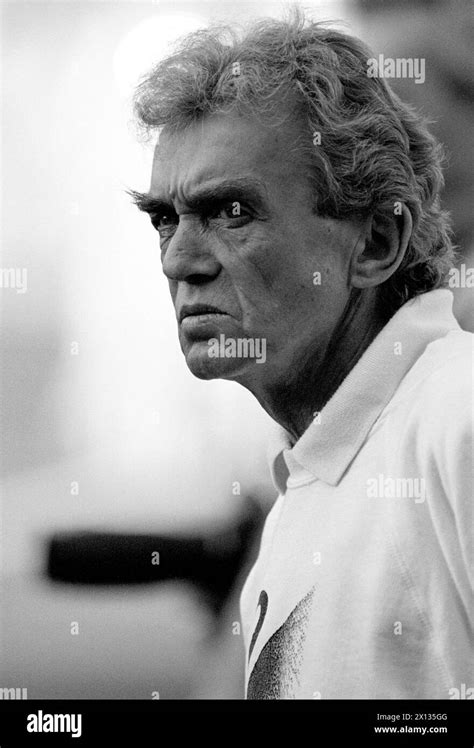 Ernst Happel Trainer Of The Fc Tyrol Captured In Vienna S Hanappi