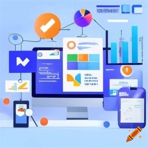 Graph Showing Effectiveness Of New Software On Craiyon