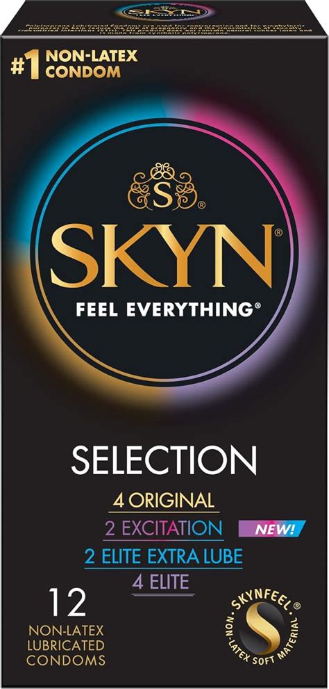 Amazon Com SKYN Selection Non Latex Condoms 12 Count New Variety SKYN Original