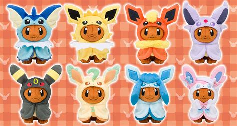 Eevee Poncho Evolution Series Merch Hitting Pokemon Center In October Nintendosoup