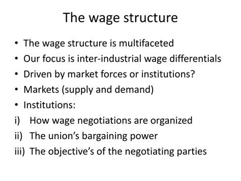 PPT The Wage Structure PowerPoint Presentation ID 2093184