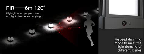 โคมไฟหัวเสาโซล่าเซลล์ ทรงลูกบาศก์ 1000 Lumen Motion Sensor เเสง เหลืองวอมไวท์ Xml Solar