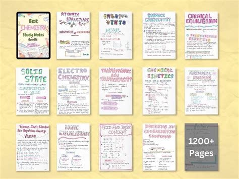 Best Complete Chemistry Aesthetic Study Notes Bundle Pdf Newtondesk