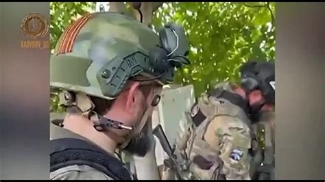 ‼ Бойцы спецназа «Ахмат в боях в районе города Соледар В районе города Соледар ДНР жарко