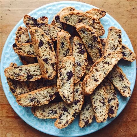 Bittersweet Chocolate Hazelnut Biscotti — Domenica Cooks