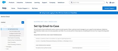 email to case salesforce 1st integration transforming communication