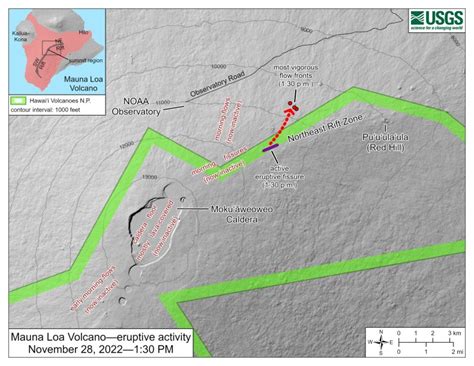 December 1 2024 — Mauna Loa Eruption Map Htjry