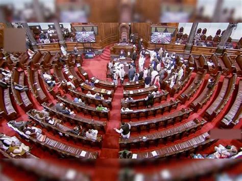 Rajya Sabha Adjourned Till For An Hour To Mourn Passing Away Of Sitting