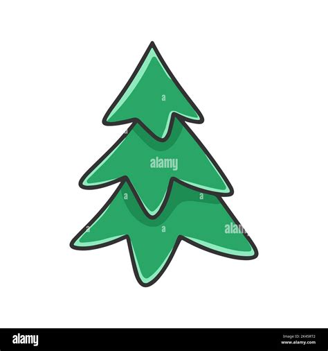 Cartoon Spruce Tree