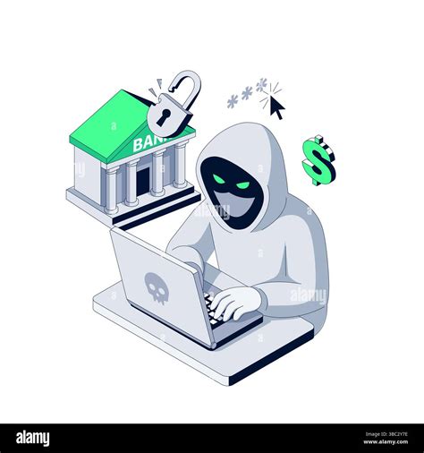 Hacker Breaks Bank Data Cut Out Stock Images And Pictures Alamy