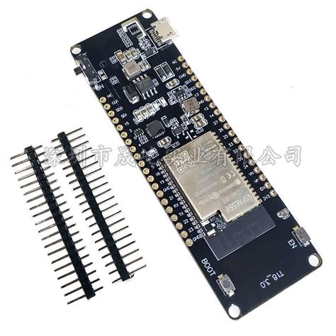 Wireless Wifi Bluetooth Module With 18650 Battery Holder And Esp32 Wrover Development Board