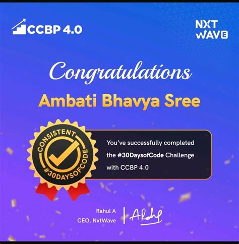 Bhavya Sree Ambati On Linkedin Connections 30dayscodechallenge